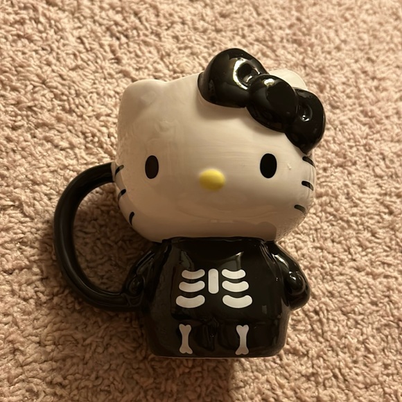 Hello Kitty | Dining | Hello Kitty Black Skeleton Mug | Poshmark